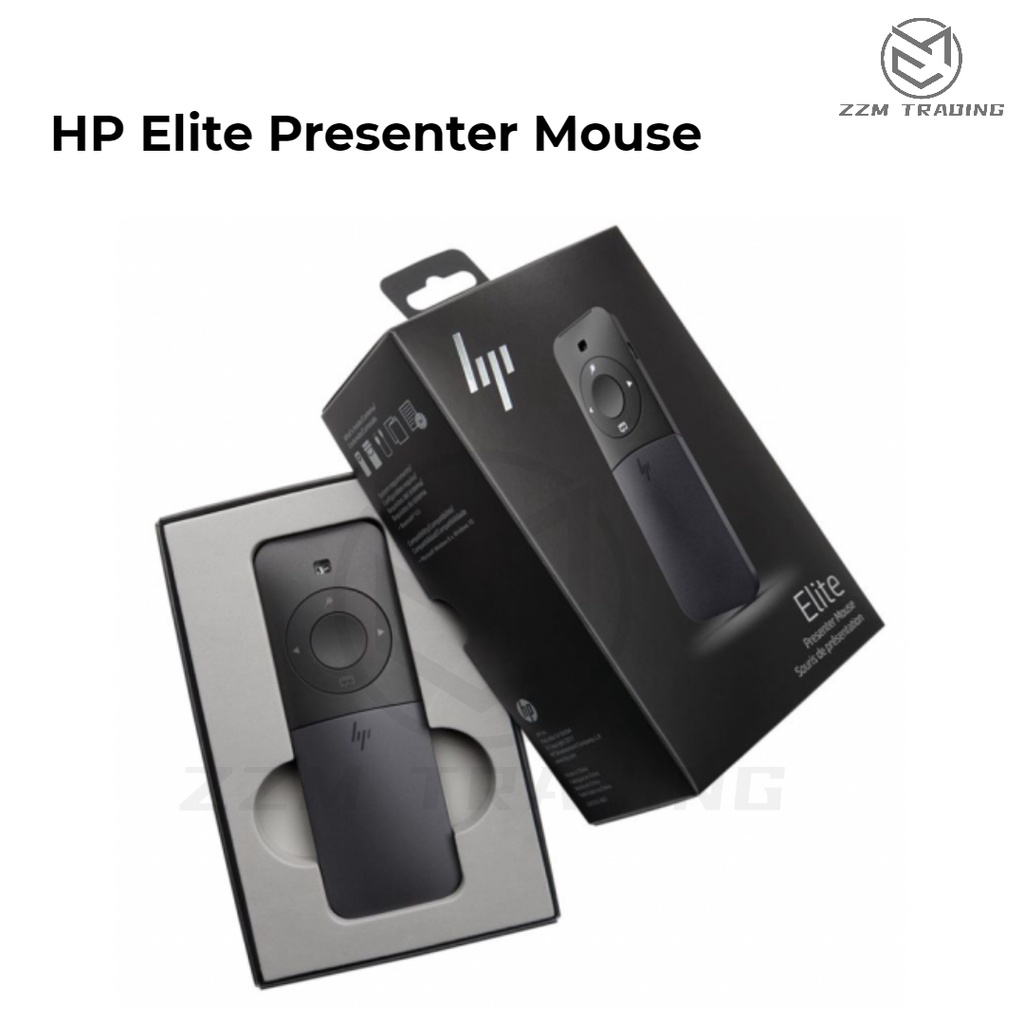 HP Elite Presenter Mouse Bluetooth 4.0 Presentation from anywhere in ...