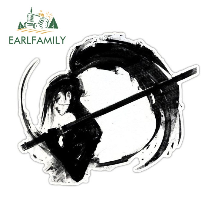 EARLFAMILY 13cm x 11cm Japanese Samurai Car Stickers Motorcycle Decal ...