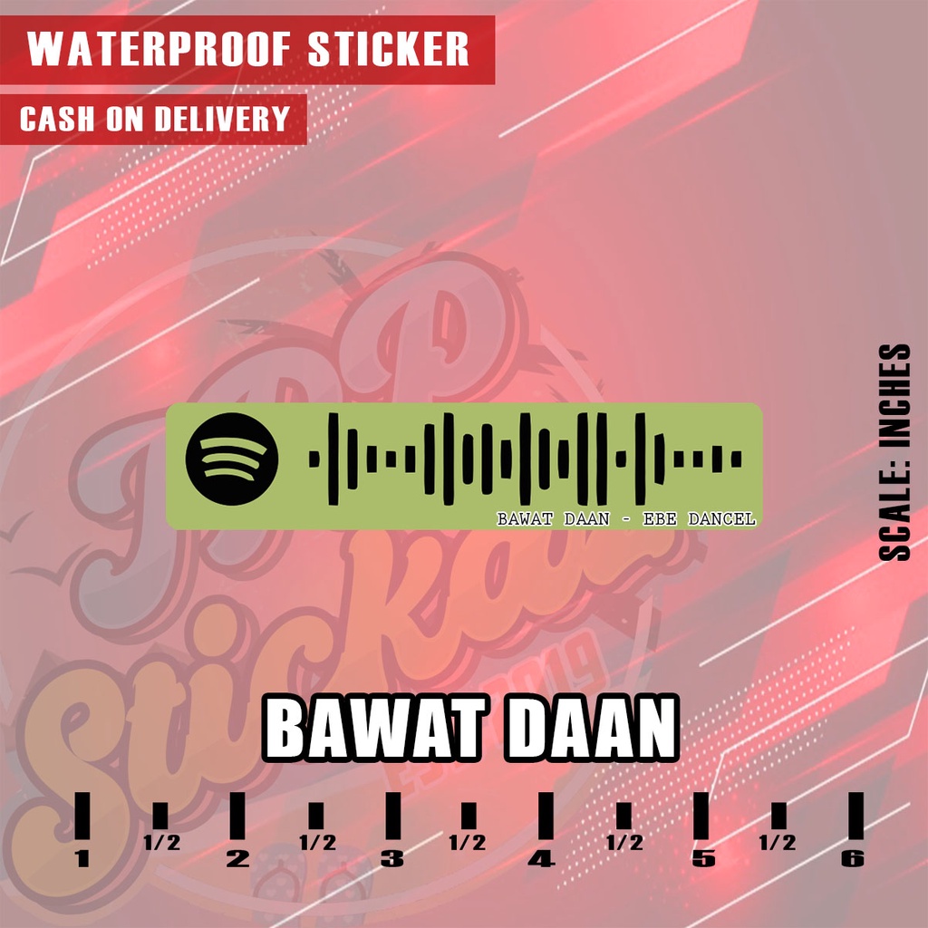 Spotify OPM Song Codes Sticker | Arthur Nery, Zack Tabudlo, Adie, Ben ...