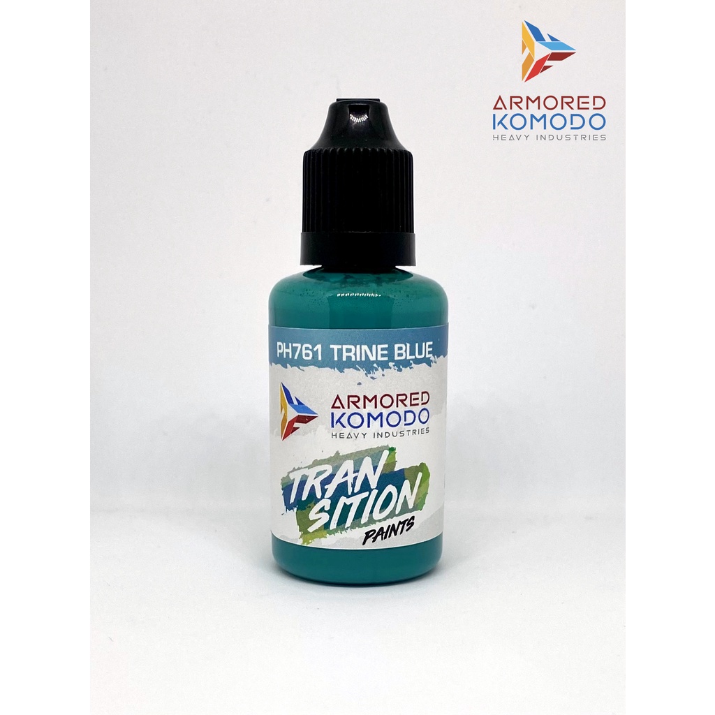 Trine Blue Transition Paint PH761 30ml Armored Komodo Waterbased Acrylics | Shopee Philippines