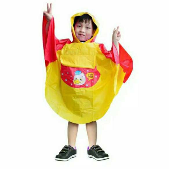 Children's Poncho Raincoat Without Pants Indoplast Poncil | Shopee ...