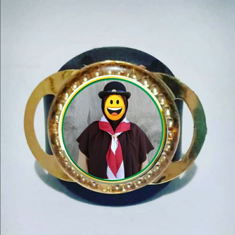 Custom gold ear style Ring for raising enforcers with your own logo ...