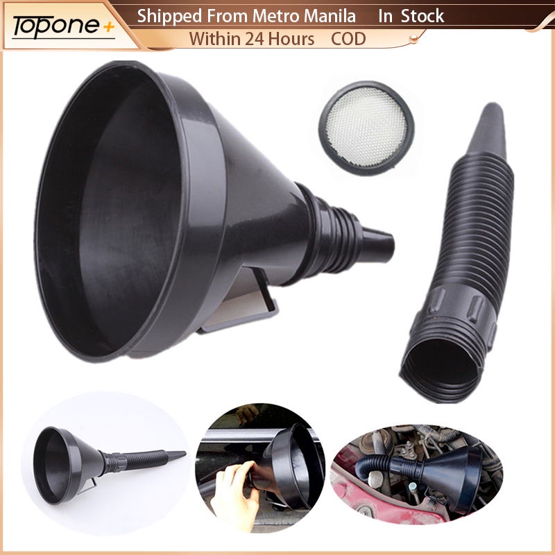 Universal Oiler Filter Funnel Oil Filling Tool With Filter Flexible ...