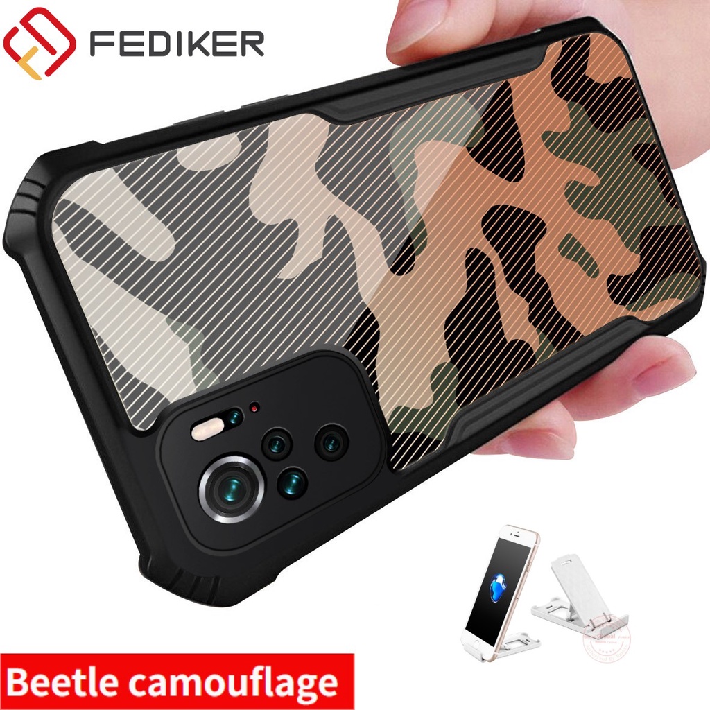 For Xiaomi Redmi Note 10/Note 10 Pro Phone Case【Beetle camouflage ...