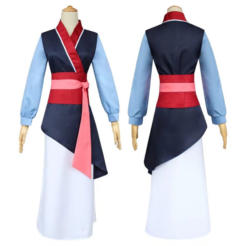 Cosplay clothes Heroine Mulan Costume Three-Piece Dress up , Deluxe ...