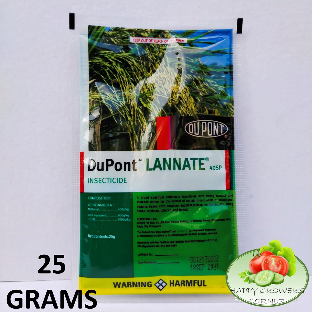 Lannate Dupont (Methomyl) Insecticide (25Grams/100 Grams) | Shopee ...
