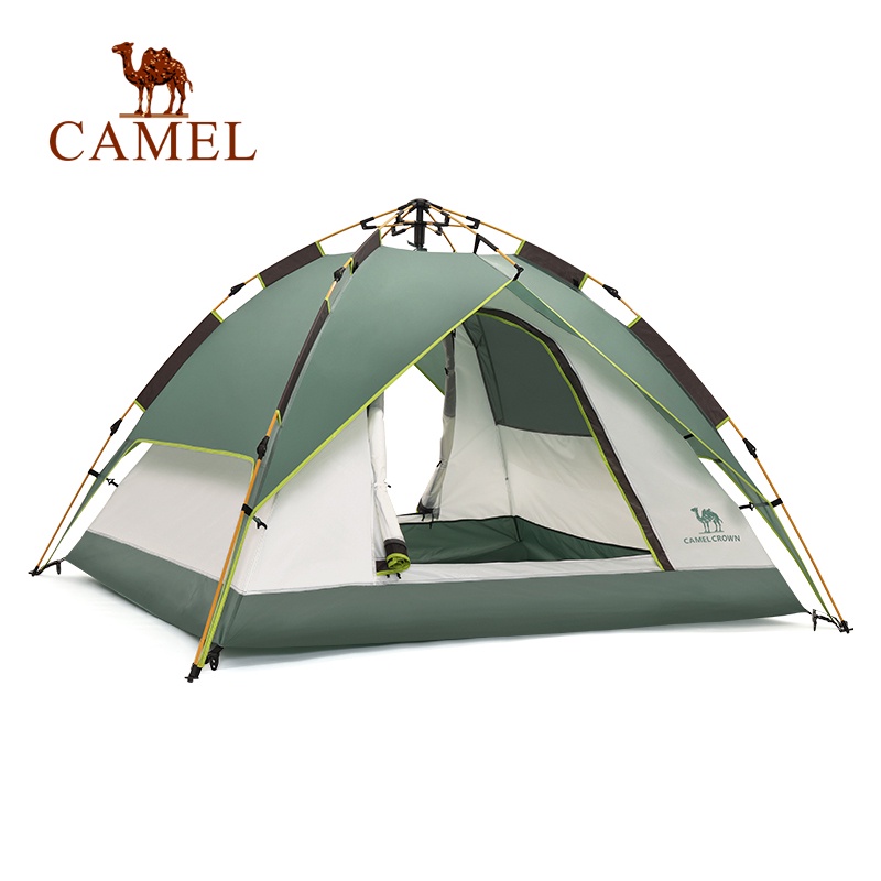 CAMEL Auto Instant Rain Tent Quick Open Camping 3-4 People | Shopee ...