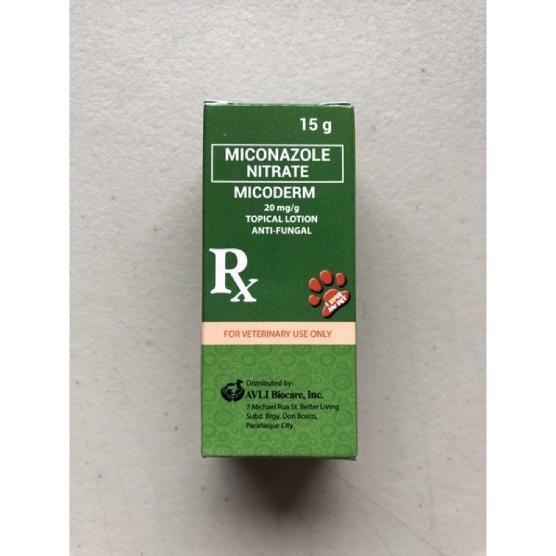 Micoderm Anti-Fungal Topical Lotion for Pets 15g | Shopee Philippines