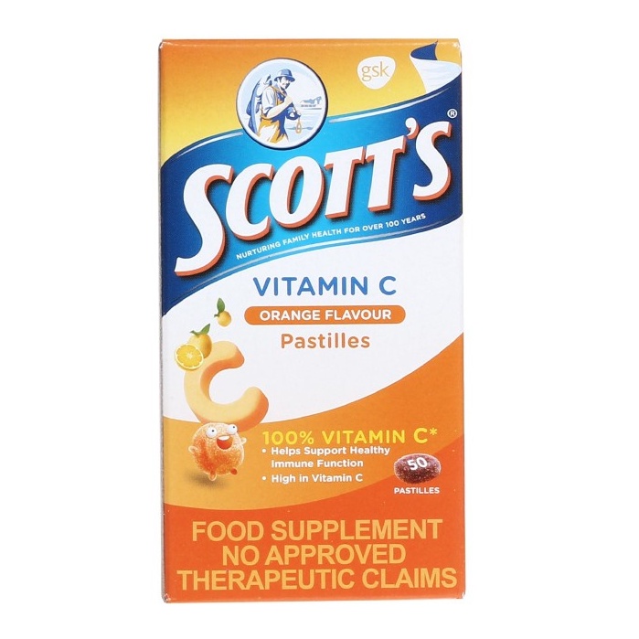 Scott's Pastilles Kid Vitamin C 50 Pastilles _ALS2127 | Shopee Philippines
