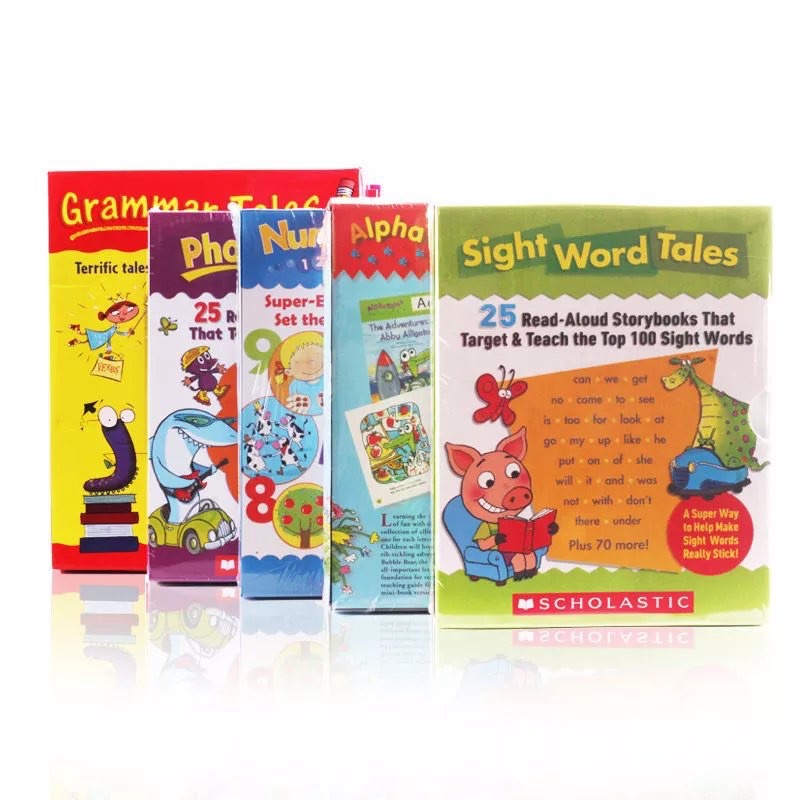 Scholastic Readers AlphaTales/Light Word/Phonics/Grammar/Nuber Tales ...