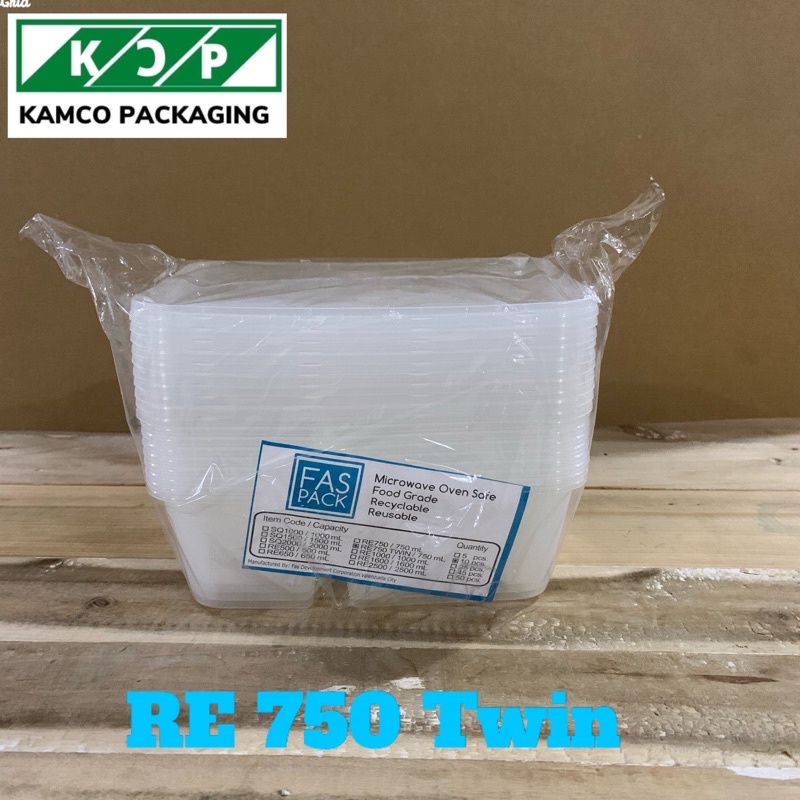 Microwavable Container RE-750 (twin) | Shopee Philippines