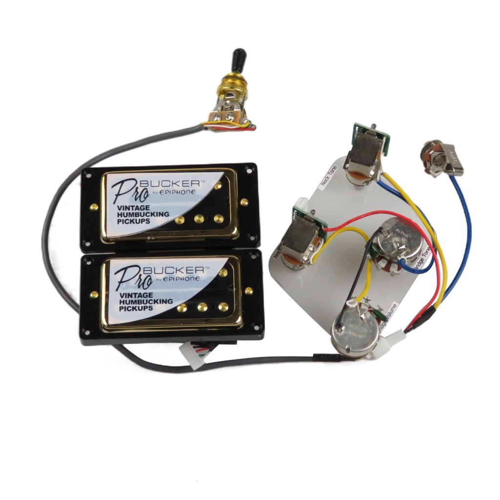 HS-Pickups Alnico V Humbucker Pickups ProBucker Push/Pull Electric ...