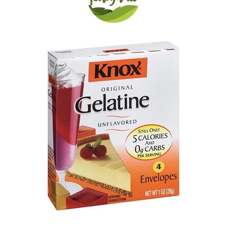 Knox Unflavored Gelatin 1 sachet/1box(4pcs) | Shopee Philippines