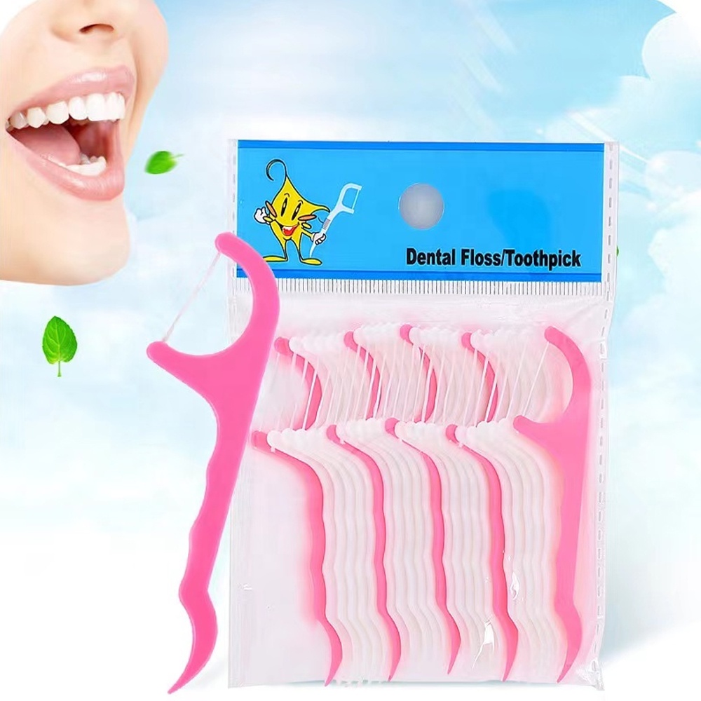 Cozyhome 25pcs Dental Floss Oral Care Flosser Picks Teeth Toothpicks ...