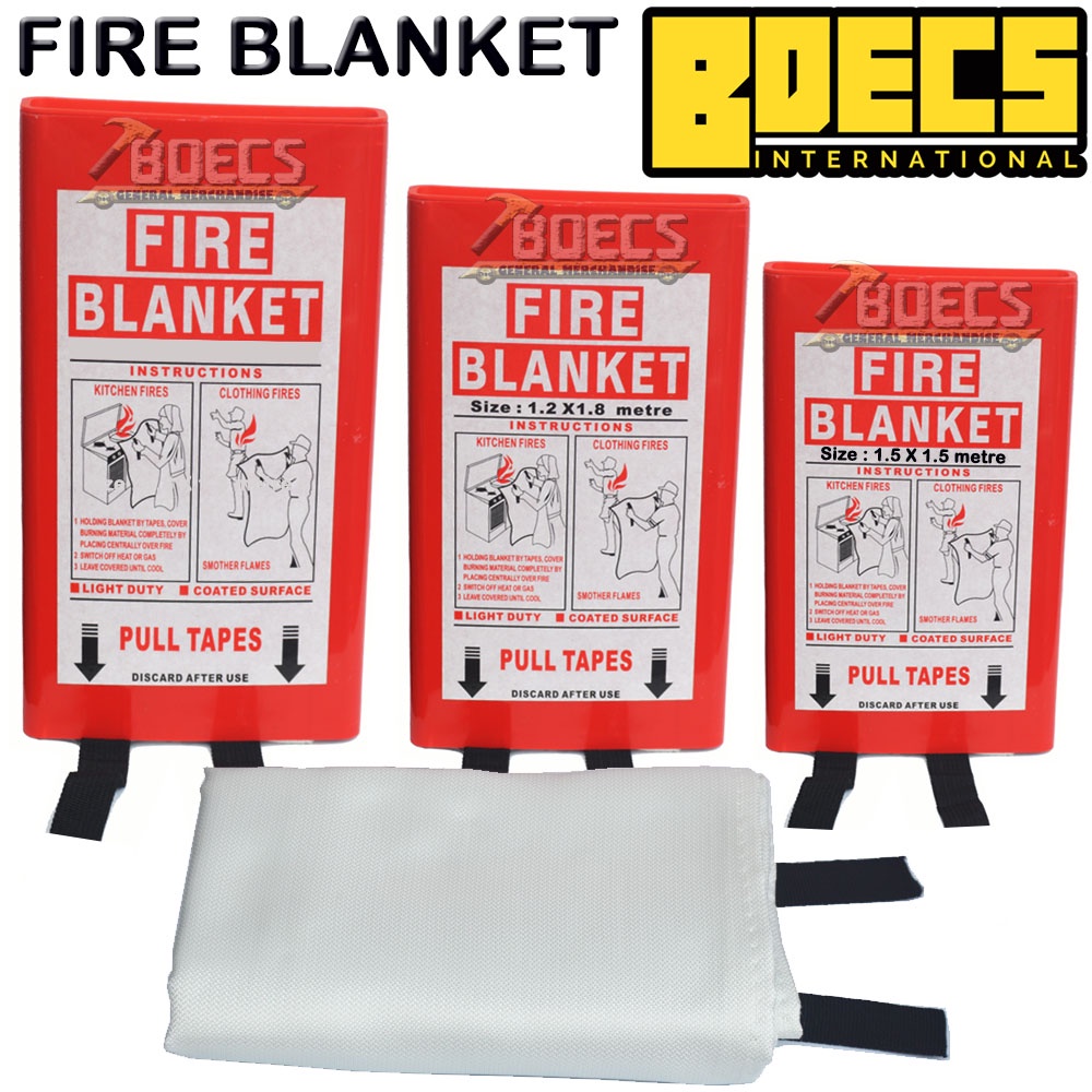 Fire Blanket High Quality I Bdecs | Shopee Philippines