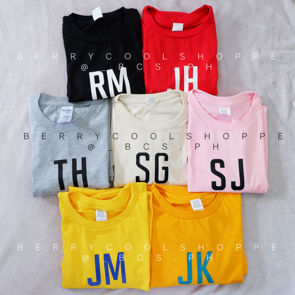 BCS Exclusive Bangtan Initial Shirt (Hyung Line) | Shopee Philippines