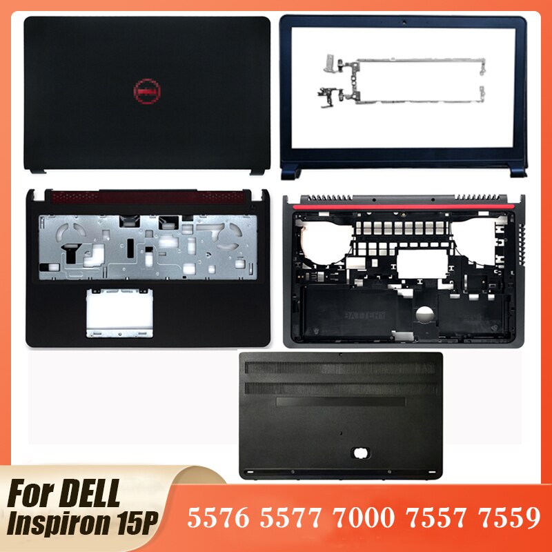 New For DELL Inspiron 15P 5576 5577 7000 7557 7559 LCD Back Cover/Front ...