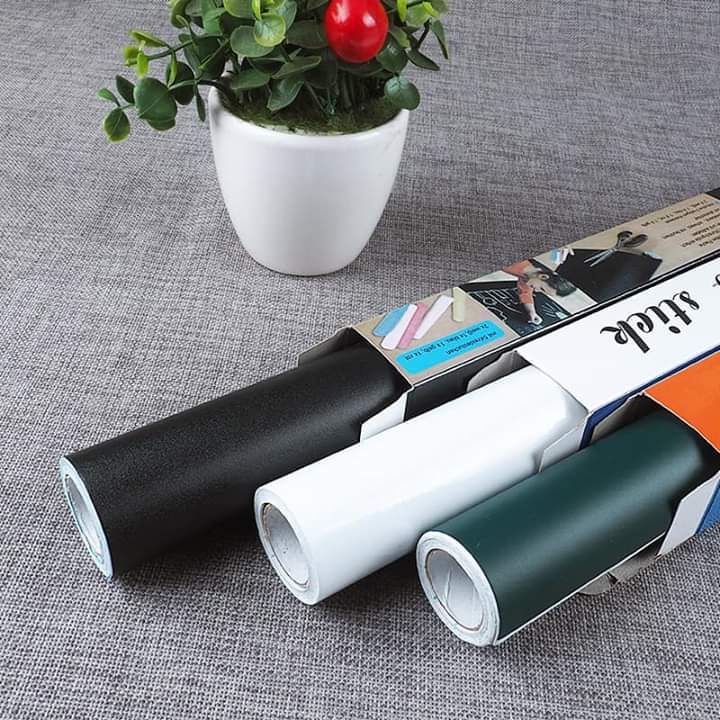 fashion shoWallpaper chalk bord sticker green board sticker/ white ...