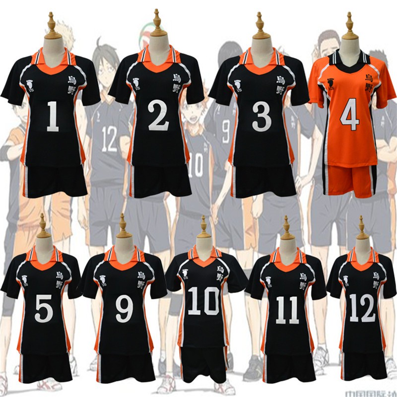 9 Styles Haikyuu Cosplay Costume Karasuno High School Volleyball Club ...