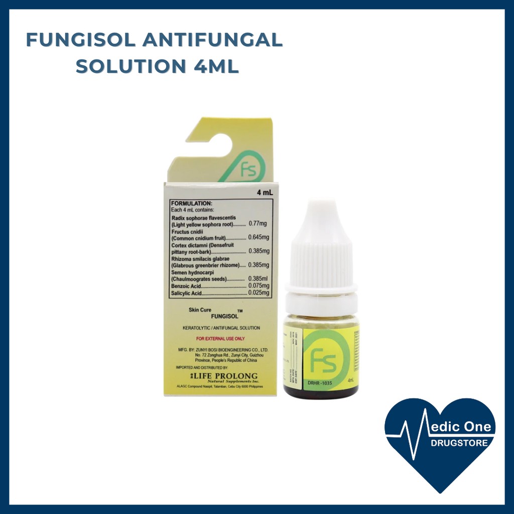 Fungisol Antifungal Solution 4ml | Medic One Drugstore | Shopee Philippines