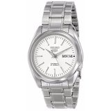 Seiko 5 SNKL41 White Dial Stainless Steel Automatic Men's Watch ...