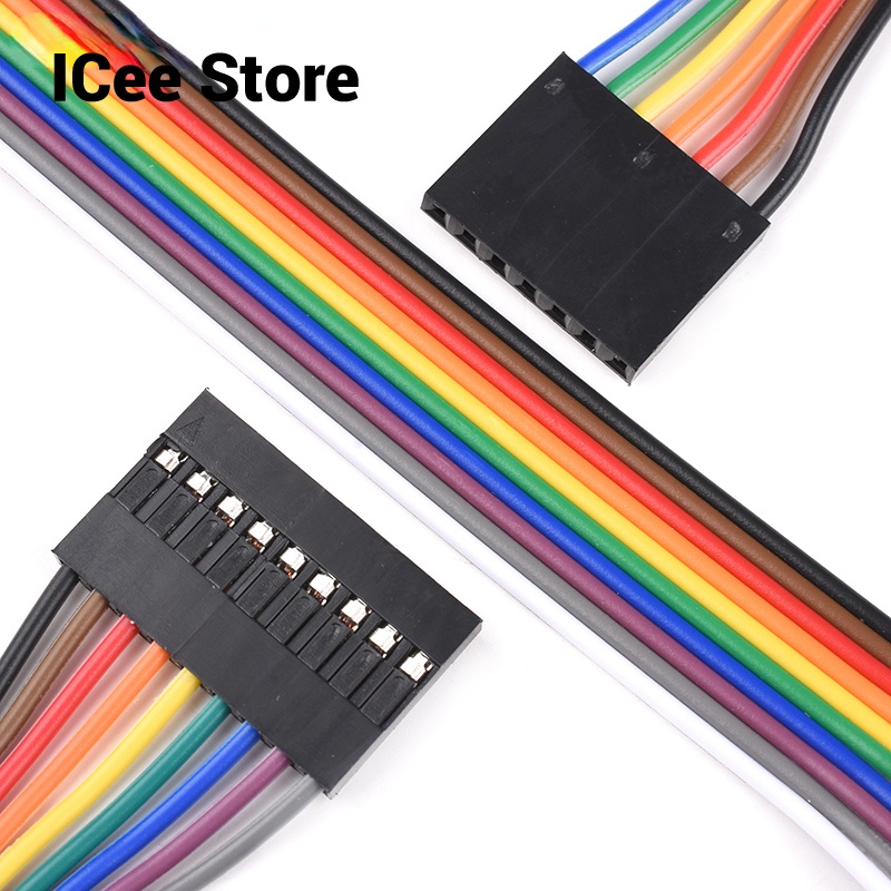 10Pcs 2.54MM Wire Dupont Line 40cm 50cm 2Pin 3Pin 4Pin 5Pin 6Pin Dupont ...