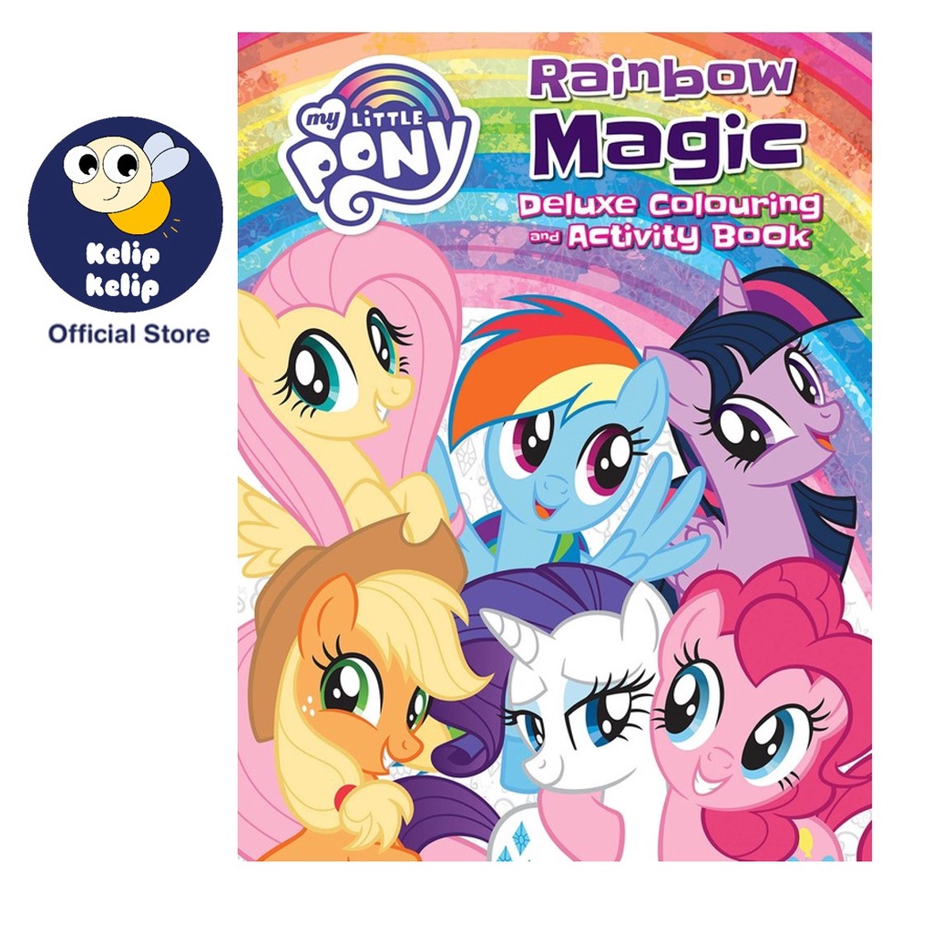 My Little Pony Rainbow Magic Deluxe Colouring & Activity Book With ...
