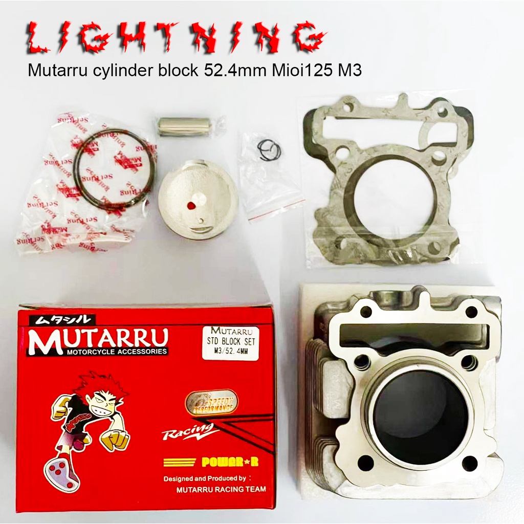 Mutarru cylinder block all Model W125 W100 Raider150 XRM110 Mio ...