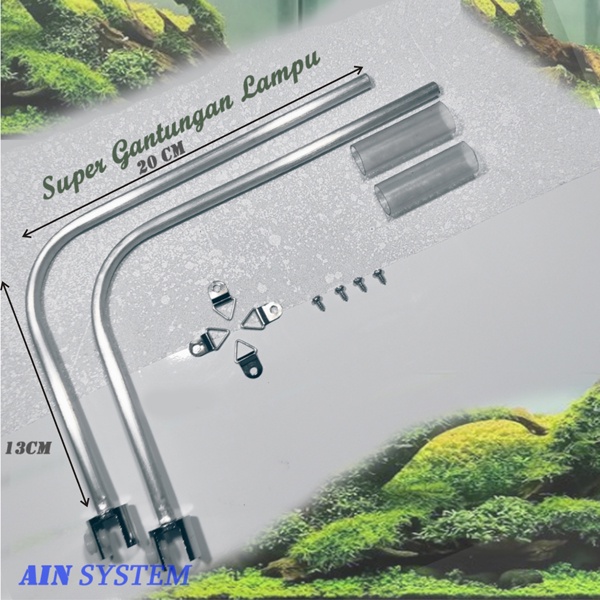 GANTUNGAN Aquarium Light Hanger aquascape Light Pole stand | Shopee ...