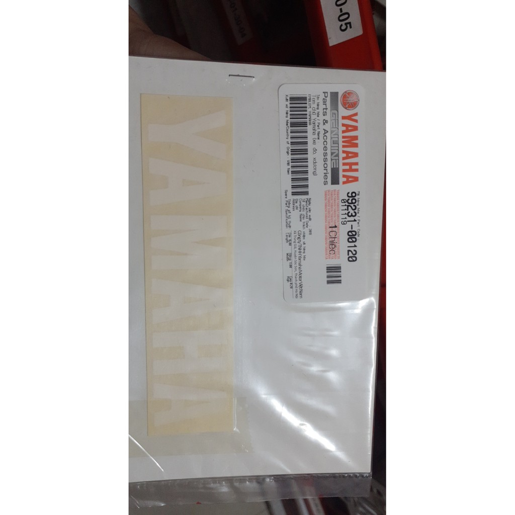 Yamaha lettering stamp 12cm x 2.5cm genuine yamaha fender sticker ...
