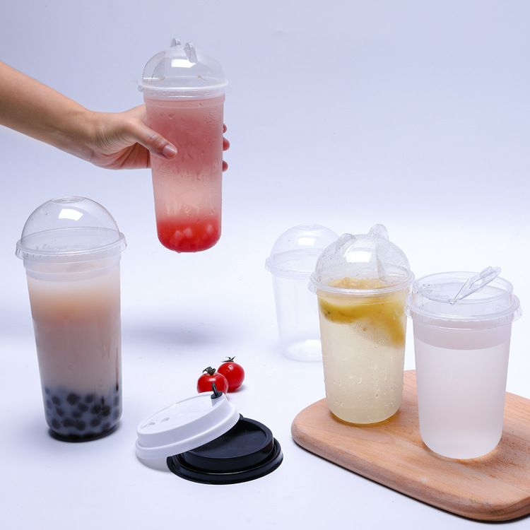 Disposable PPU milk tea cup injection molding u-cup 500 fruit cup milk ...