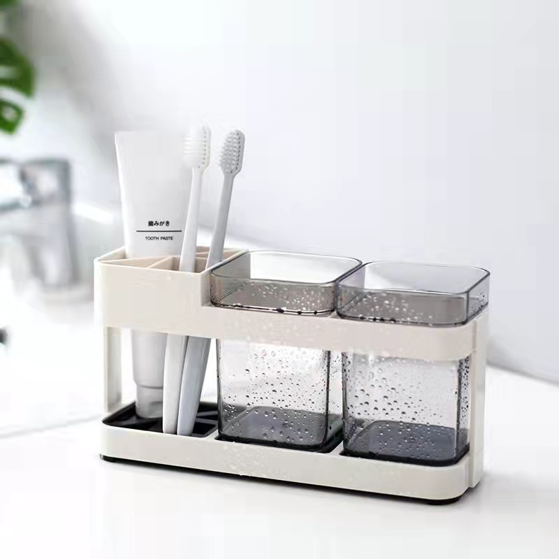 Toothpaste Toothbrush Holder Stand with Cup | Shopee Philippines