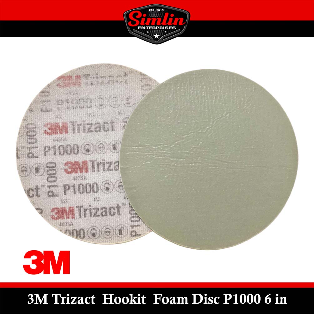 3M Trizact Hookit Foam Disc P1000, P3000 6in 1pc Only | Shopee Philippines