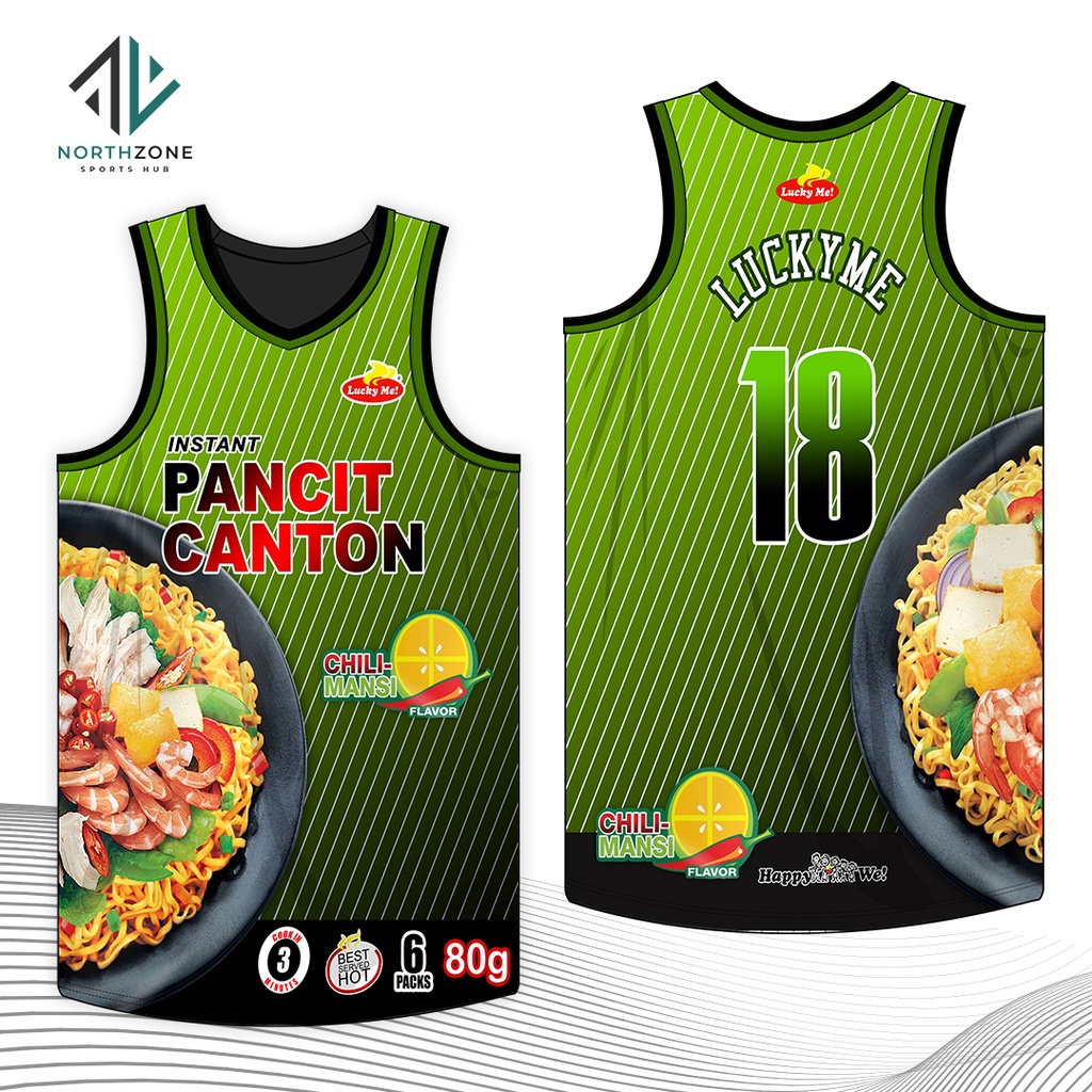 NORTHZONE Pancit Canton BASKETBALL JERSEY FREE CUSTOMIZE OF NAME AND ...