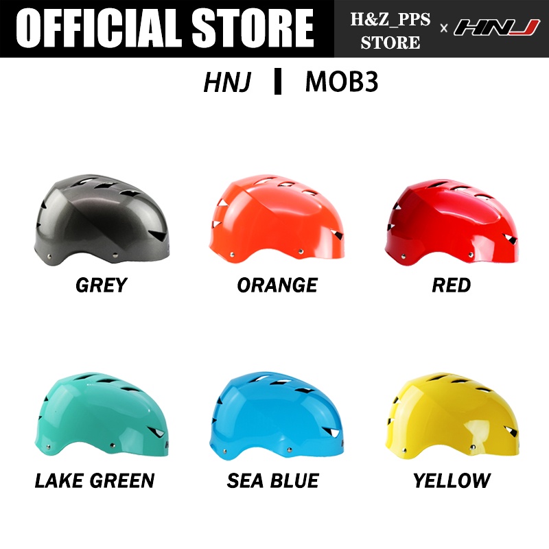 HNJ Mob-3 Plain Motorcycle Bike Nutshell Open Face Helmet | Shopee Philippines