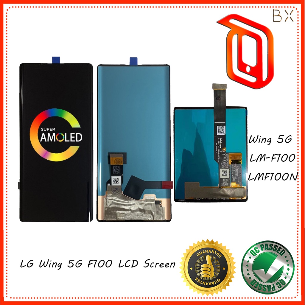 Front Display Screen LG Wing 5G LM-F100 LCD Touch Display Digital ...
