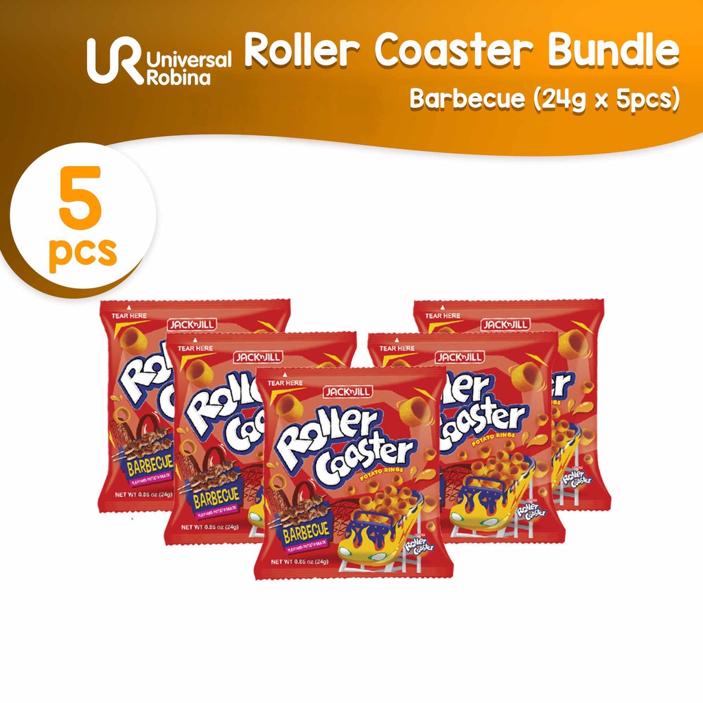 5 x Roller Coaster Barbecue (24g) | Shopee Philippines