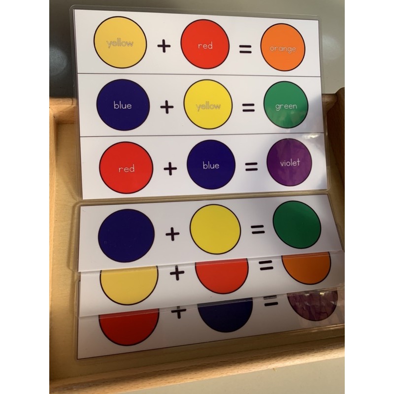 Montessori Color Mixing Cards | Shopee Philippines