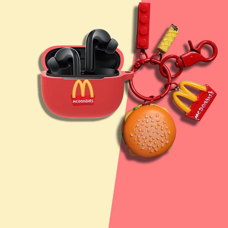 Anker Soundcore R100 Case Cartoon Burger Pendant Silicone Soft Shell ...