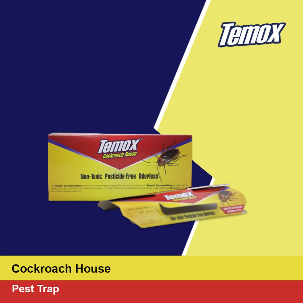 Temox Multi-Insect Killer Cockroach House Cockroach Trap 1 Box (10pcs ...