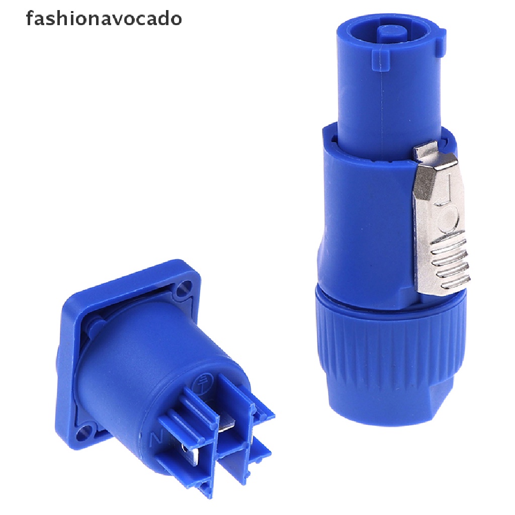 【FAPH】 2Pcs/set PowerCON Audio 3P Type A NAC3FCA+NAC3MPA-1 Chassis Plug ...