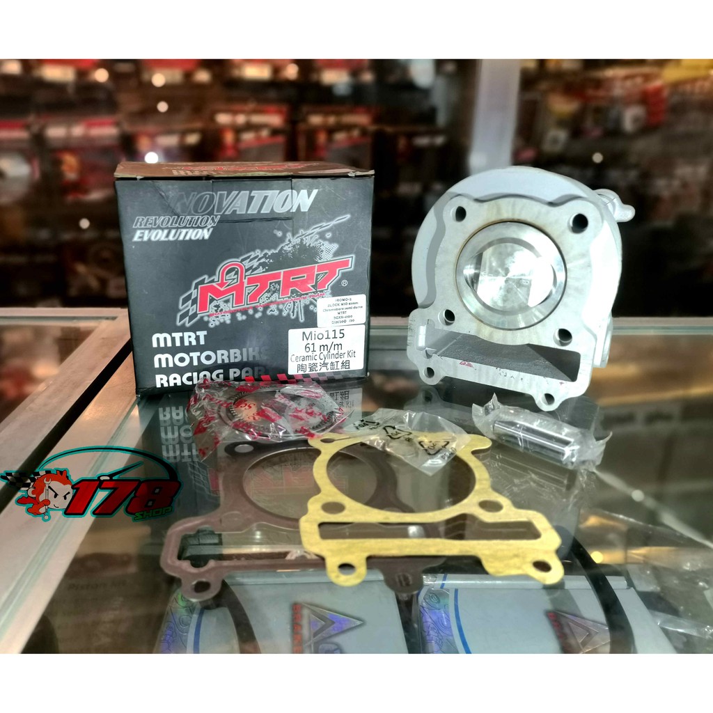 MTRT mio sporty chromebore block casting piston (61MM) | Shopee Philippines