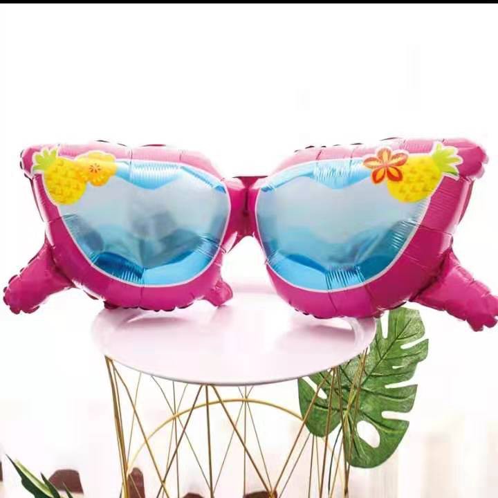48 inches Ins style Summer Hawaii theme Pink Sun glasses party ...