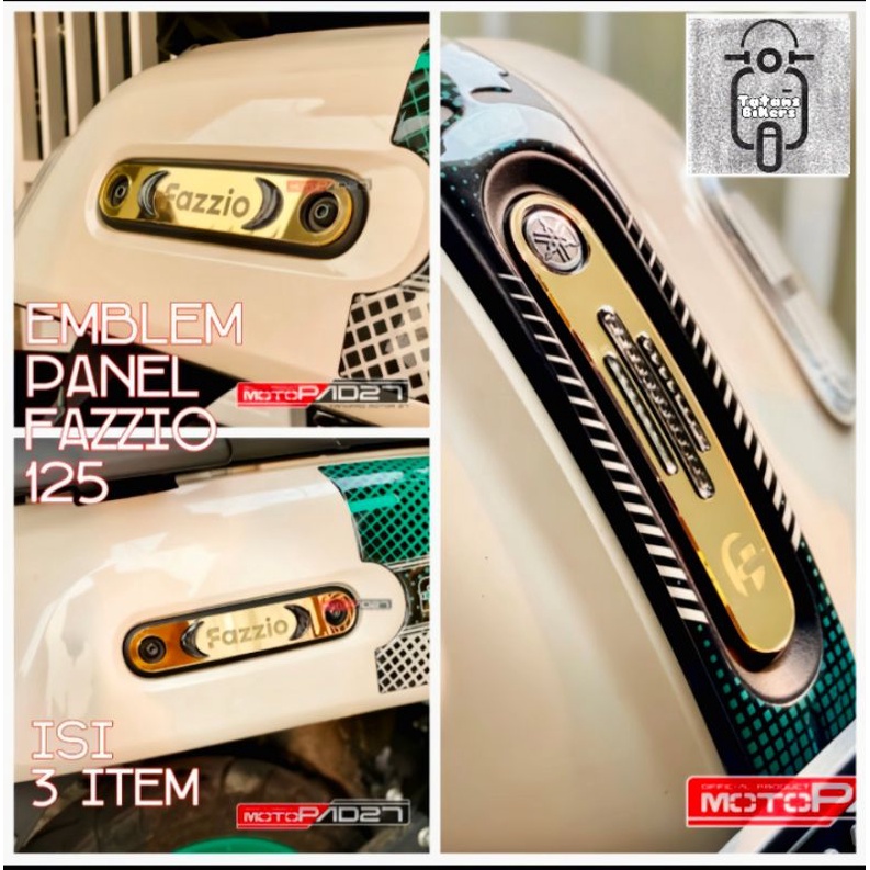 Fazzio 125 premium 3D panel emblem motopad27 | Shopee Philippines