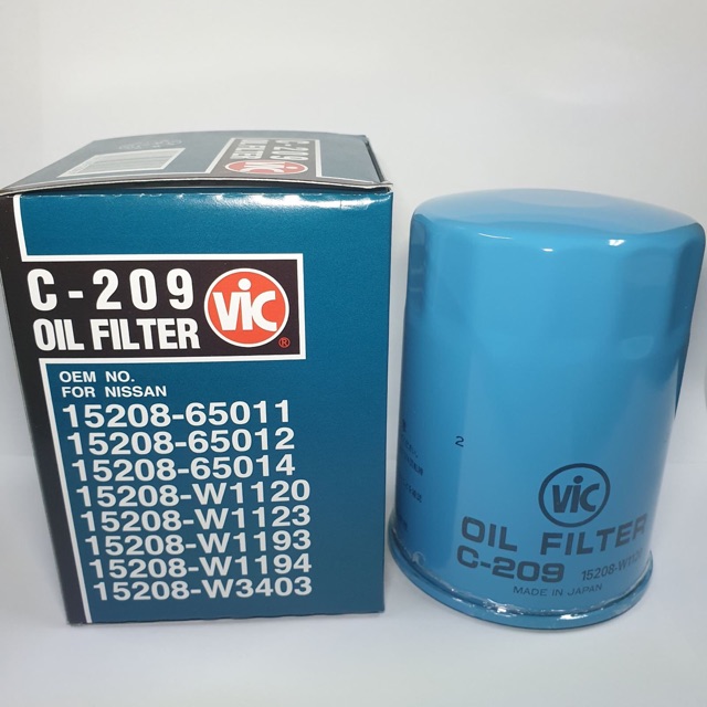 Vic Oil Filter C-209 Nissan Urvan/ NV350/ Vanette/ Frontier (C209 ...