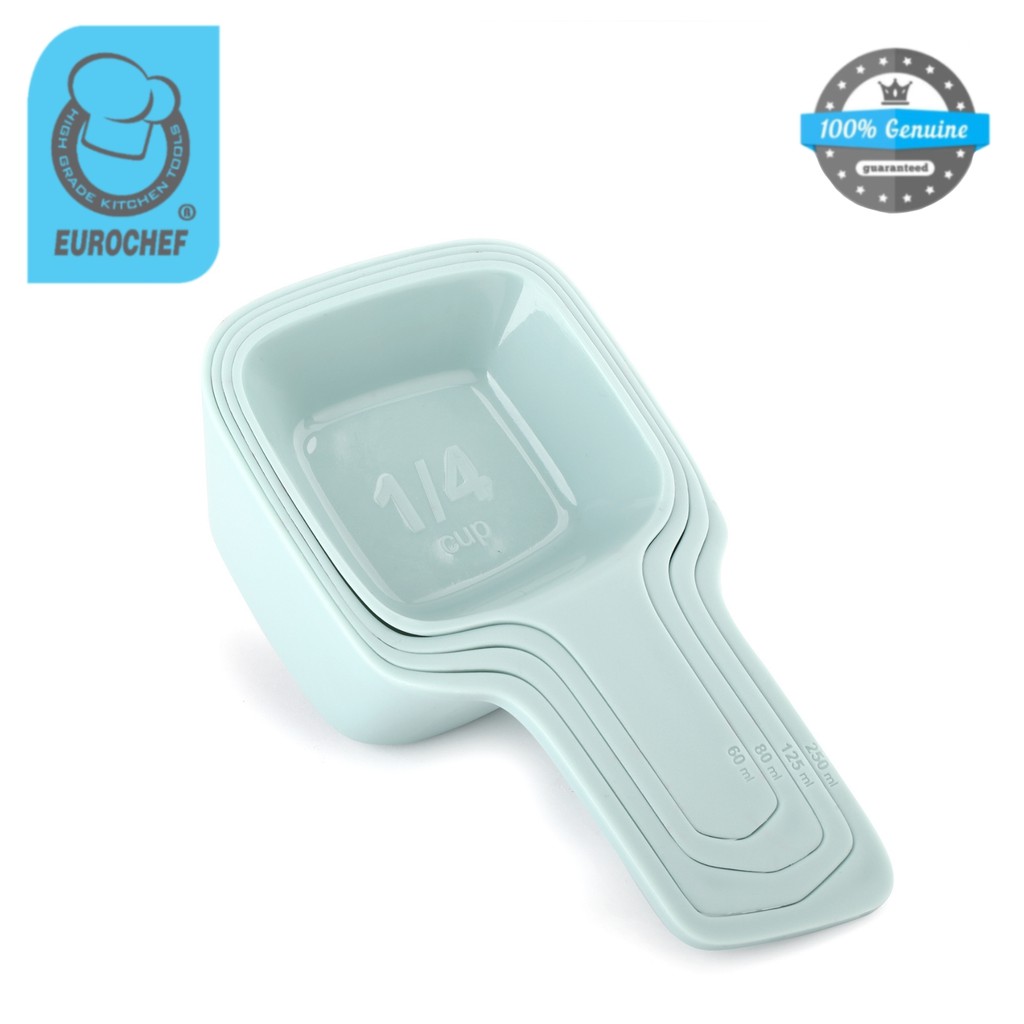 Eurochef Nesting Measuring Cups Set of 5 with Measurements Engraved on ...