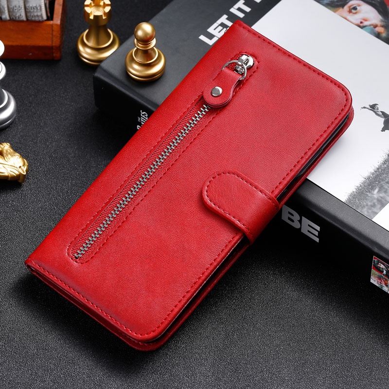 Zipper Flip Case For Oppo A60 A79 A59 A38 A18 A17 A17k A98 A78 A58 Reno