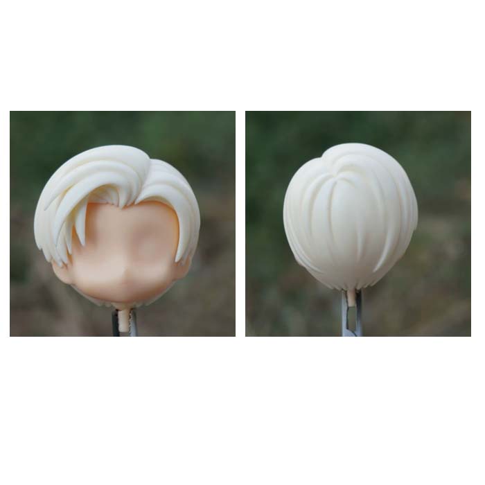 GSC Nendoroid Hair doll Accessories Custom Hairstyle White PVC Material ...