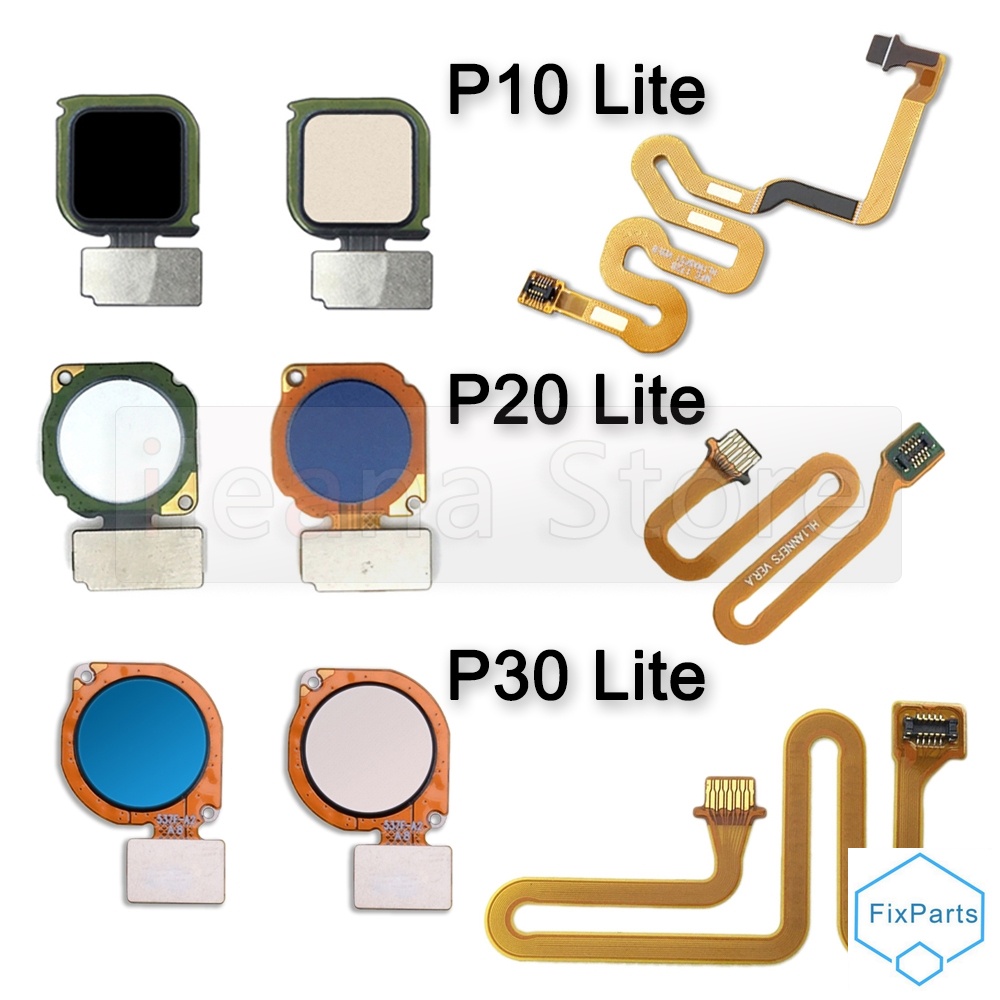 For Huawei P10 P20 P30 Lite Back Home Button Key Connection Touch ID ...