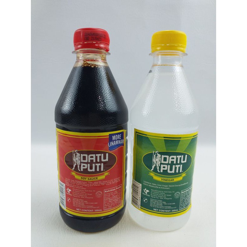 Datu Puti Soy Sauce & Vinegar 350ML | Shopee Philippines